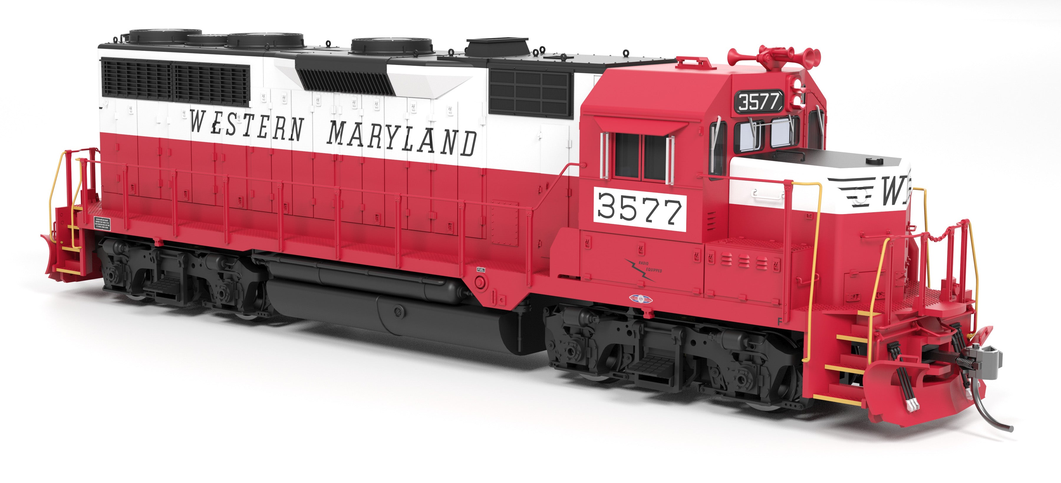 HO EMD GP35 WM #3580 Circus Paint Scheme No-Sound DCC Ready Hobby Expr ...