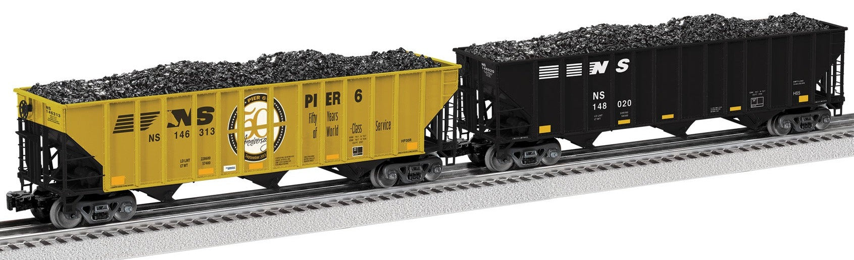 O Norfolk Southern 100T Hoppers (2-Pack) A – Hobby Express Inc.