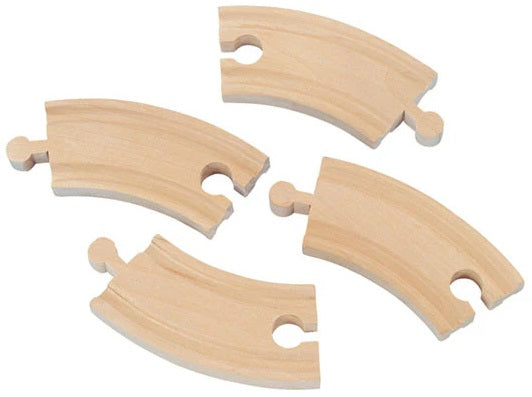 Short Curved Wooden Track (4) – Hobby Express Inc.