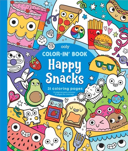 Color-In Book Happy Snacks – Hobby Express Inc.