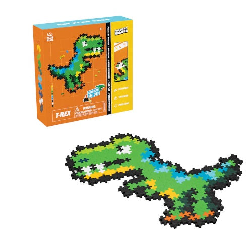 Plus Plus Puzzle By Number T-Rex 250pc – Hobby Express Inc.