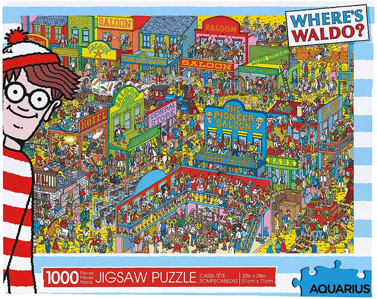 Where's Waldo Wild West 1000pc Puzzle – Hobby Express Inc.