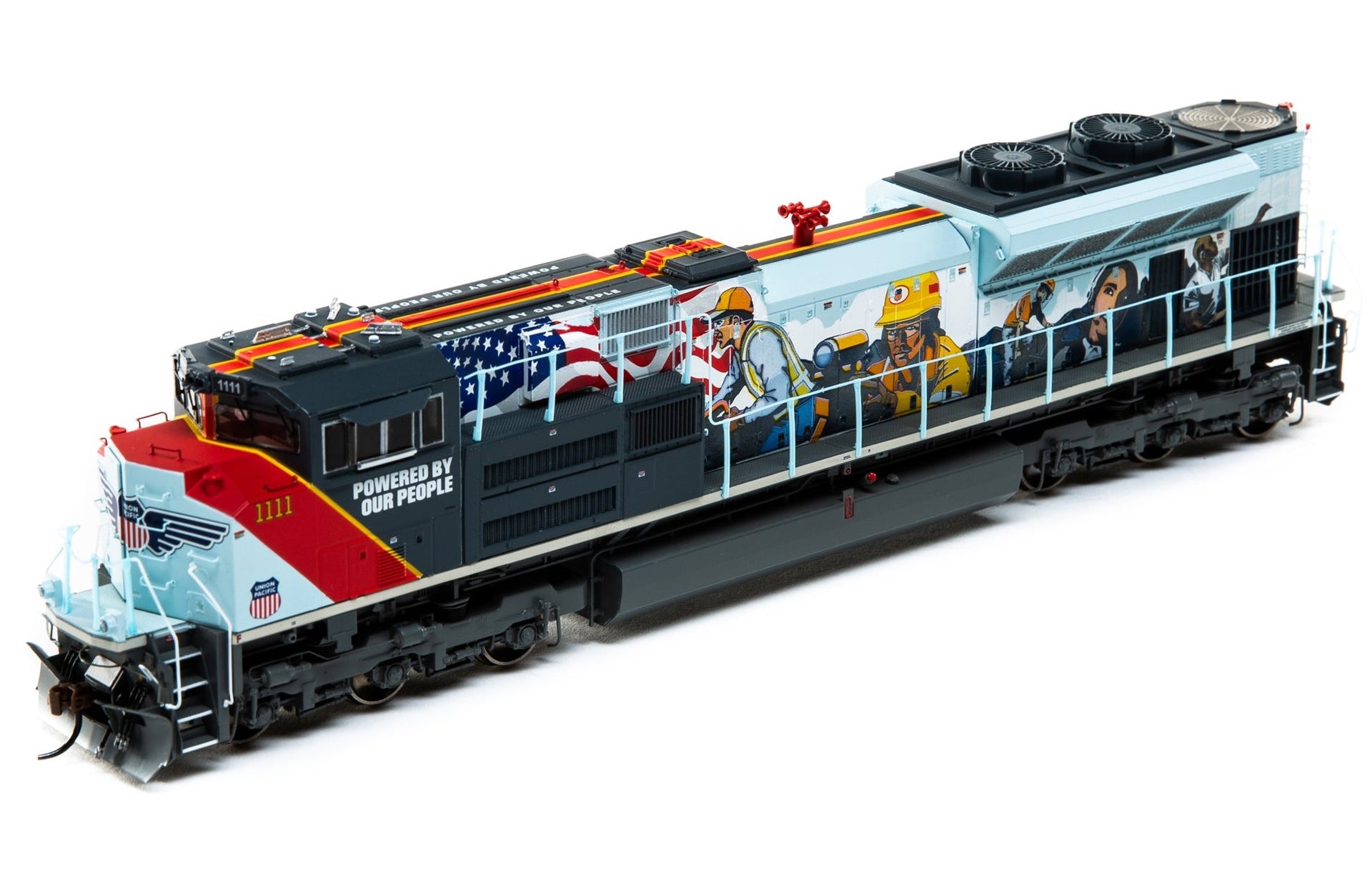 HO SD70ACe Union Pacific "Powered by Our People" #1111 with DCC and So ...