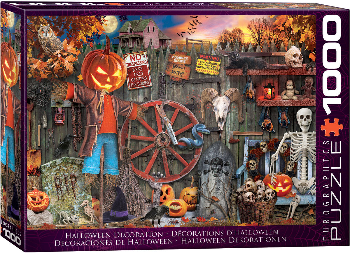 Halloween Decorations 1000pc Puzzle – Hobby Express Inc.