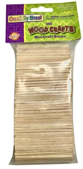 Mini Craft Sticks Pack of 500 – Hobby Express Inc.