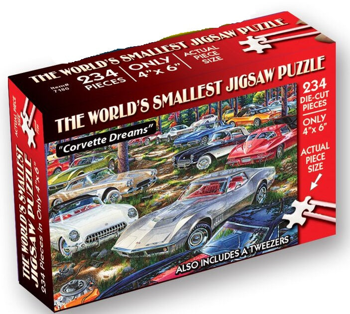World's Smallest Puzzle Corvette Dreams 234pc – Hobby Express Inc.