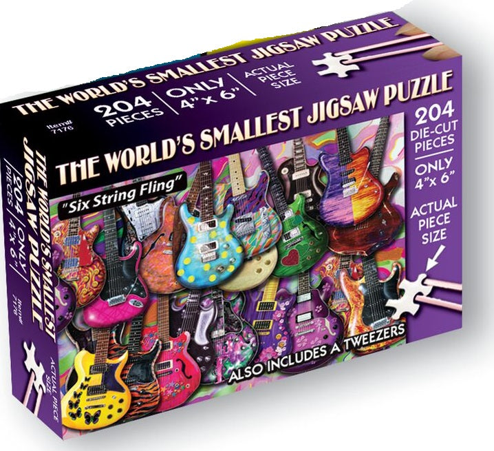 World's Smallest Puzzle Six String Fling 234pc – Hobby Express Inc.