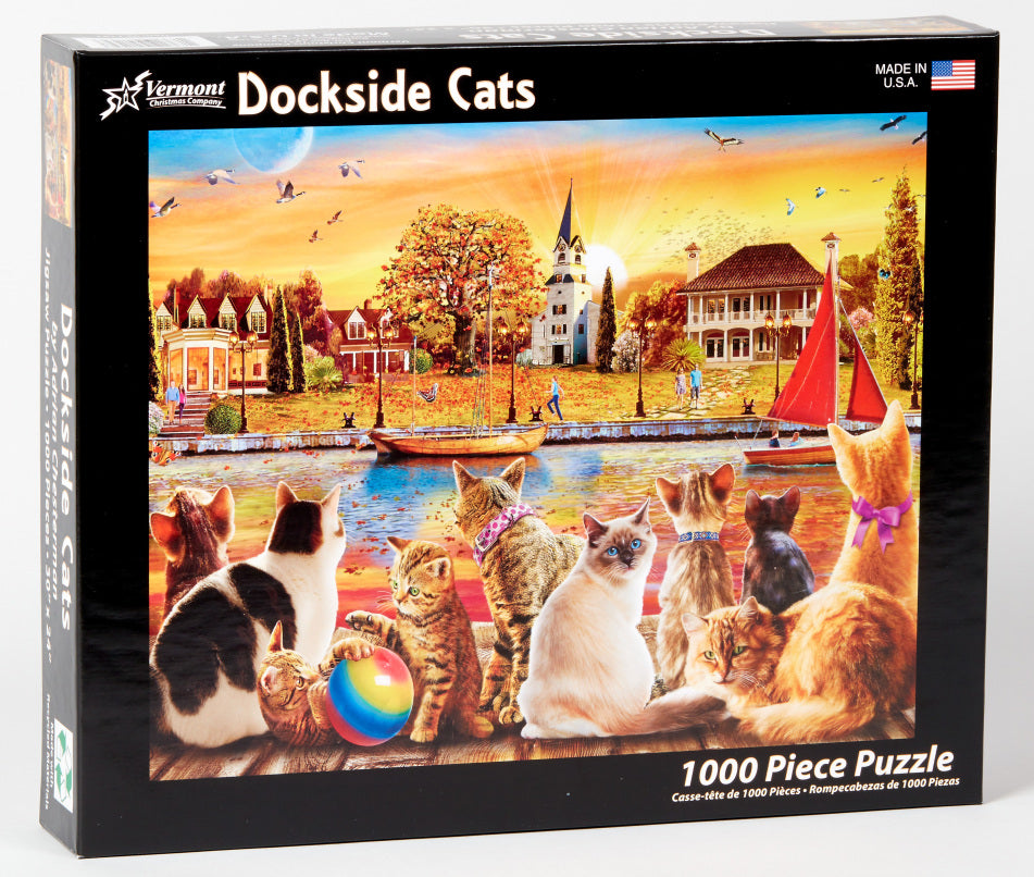 Dockside Cats 1000pc Puzzle – Hobby Express Inc.